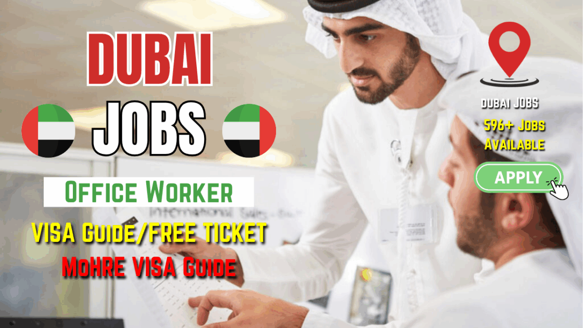 Office Worker and Various Workers Required in Dubai with Work Visa ...