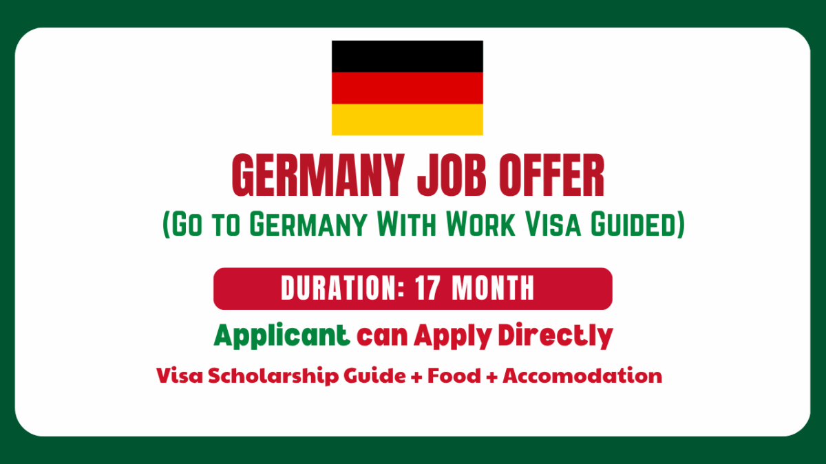 Supermarket Staff job in Germany with Work Visa Guide