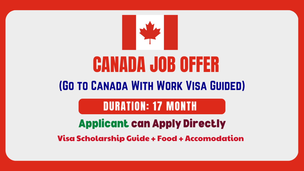 Aircraft Cleaner job in Canada with Work Visa Guide
