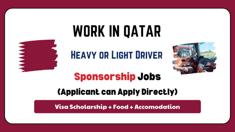 Work in Qatar as a Heavy or Light Driver: Full Salary & Visa Guide